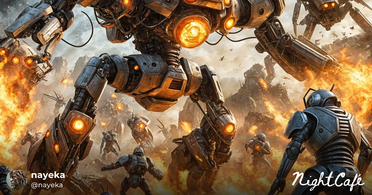 Muddled battlefield - Epic Sci-Fi Battle Between Insects and...