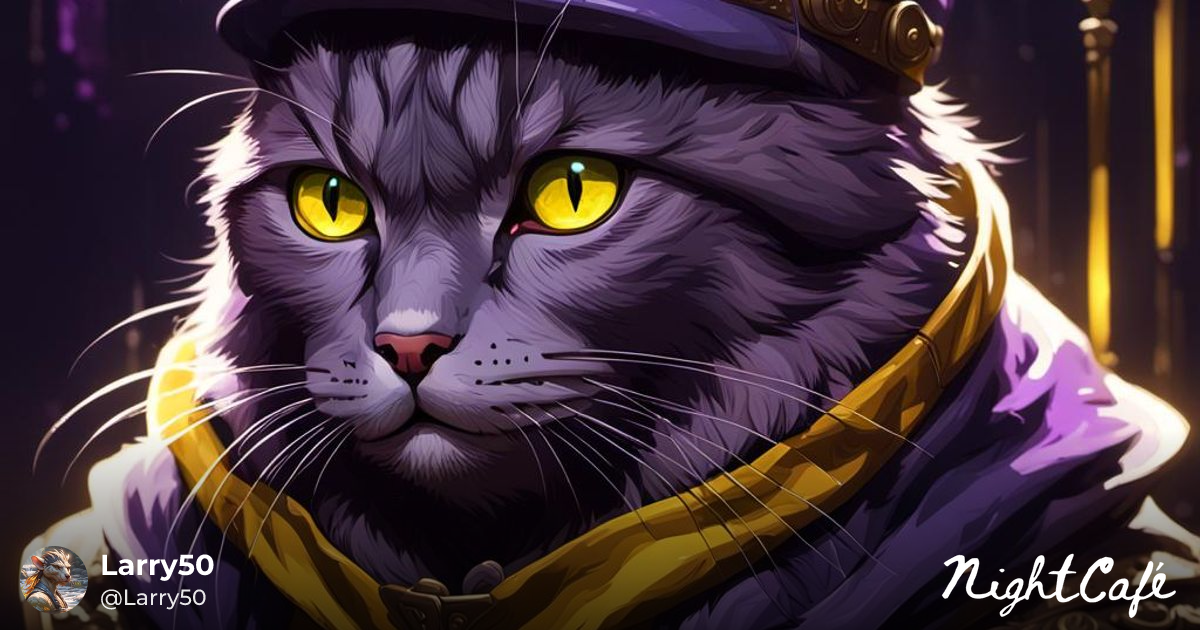 My Cat has no hat and y es she is fat a masterpie... - AI Art