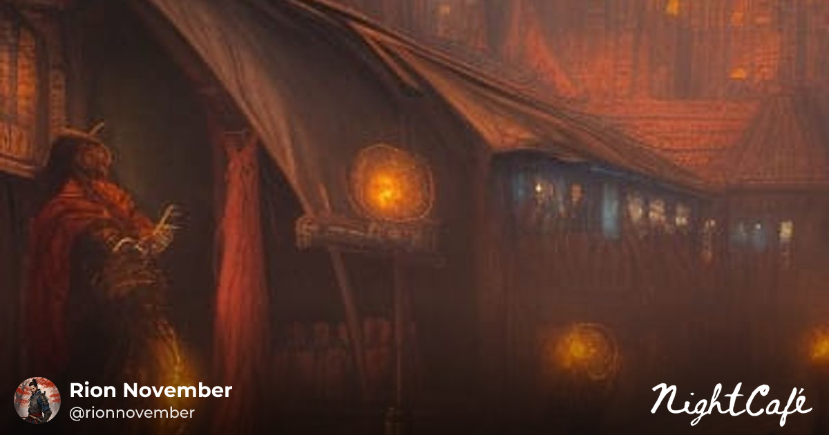 Fire spitter man - Medieval Fire Breather Under Moonlight: F...