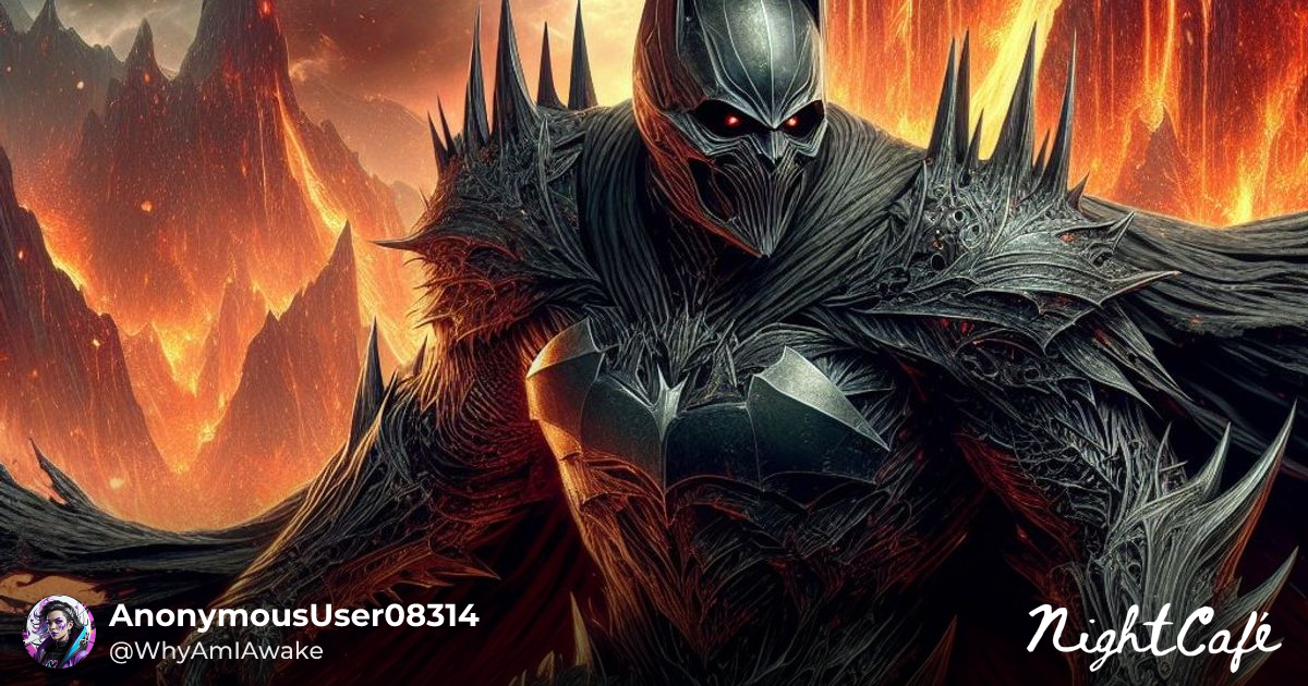 A New Dark Lord (Batman/Sauron Fusion)