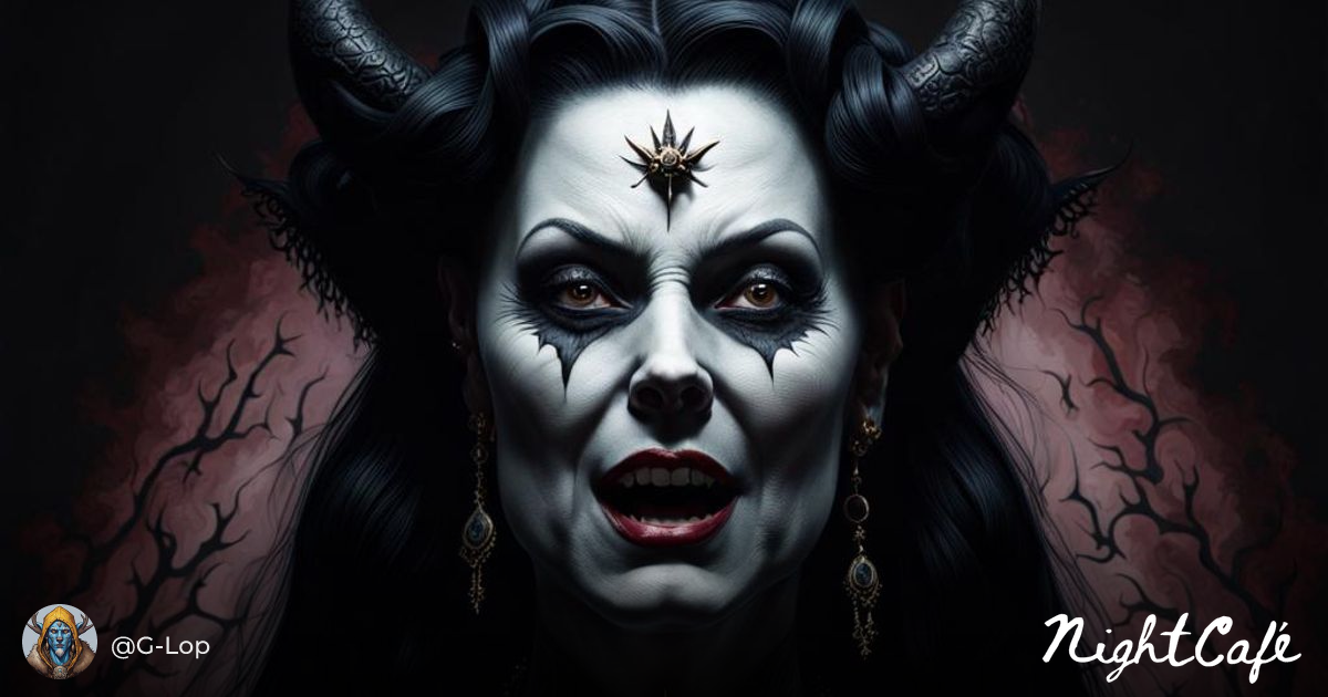 The remastered bad Witch - Macabre Portrait of a Wicked Witc...