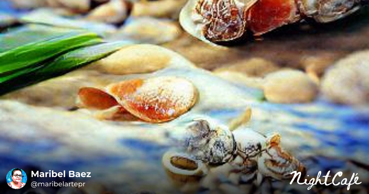 Seashore with shells