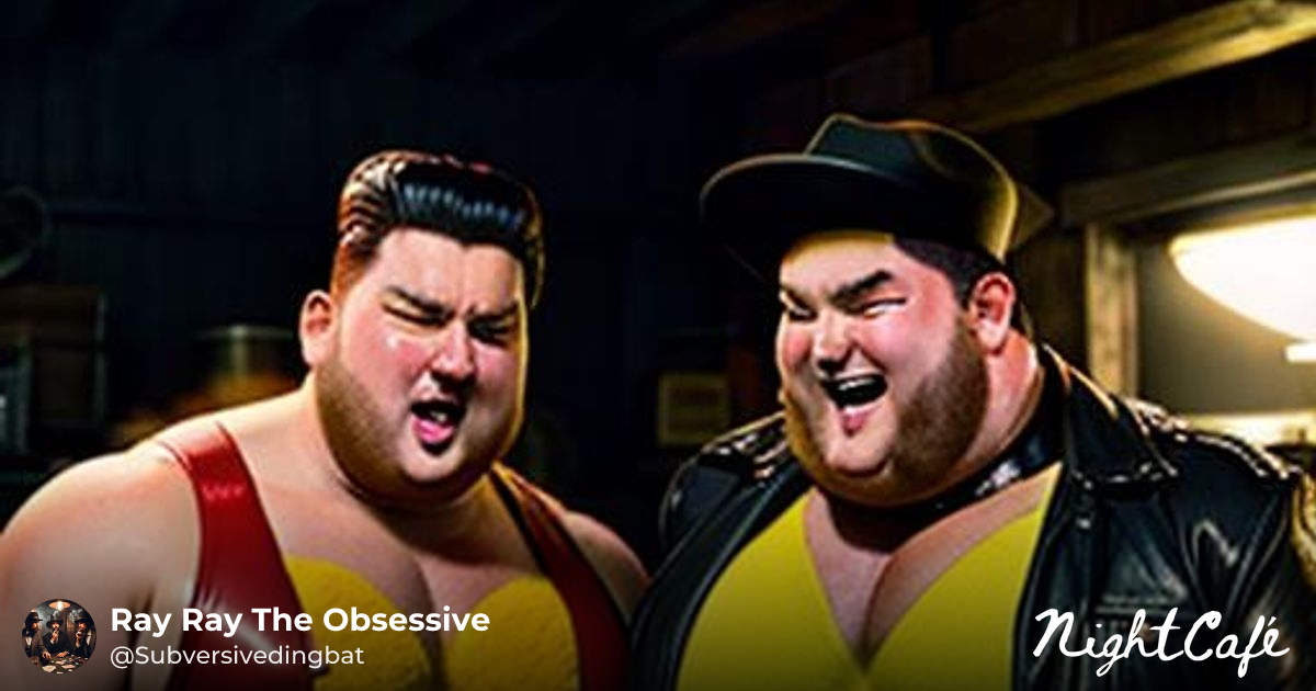 Biscuit Boy and The Lard Lad-mutants - AI Art