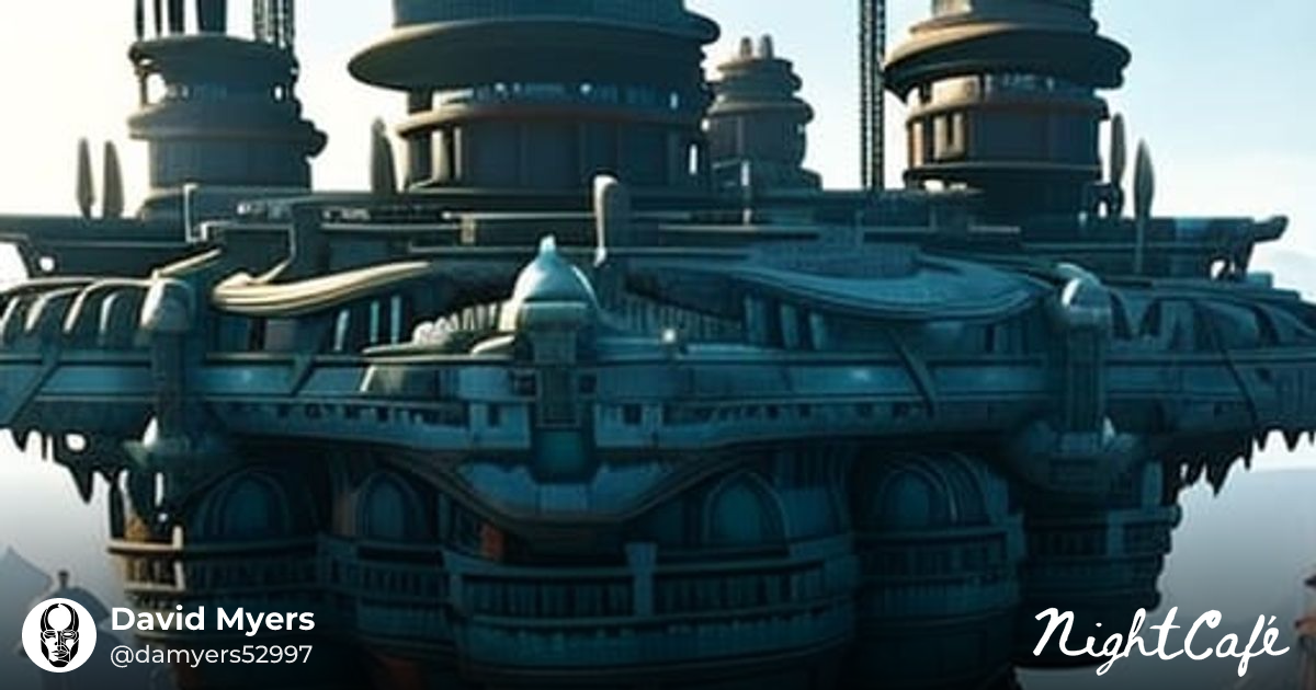 Upside Down Floating City in Unreal Engine - AI Art