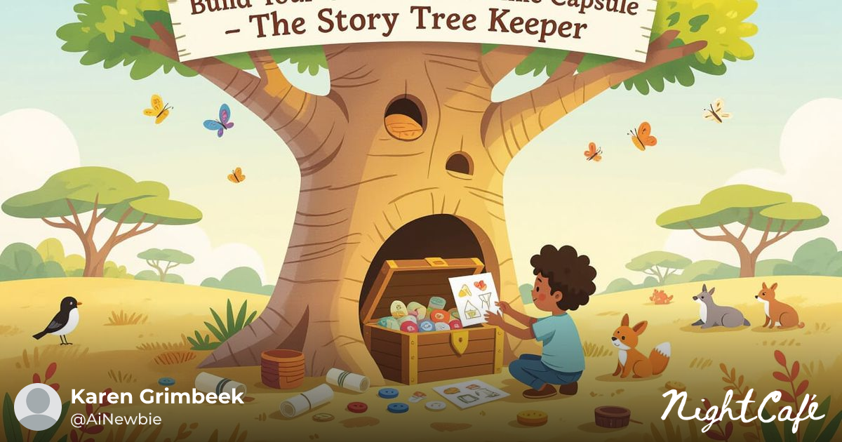 Baobab Time Capsule: Watercolor Children's Activit... - AI Art