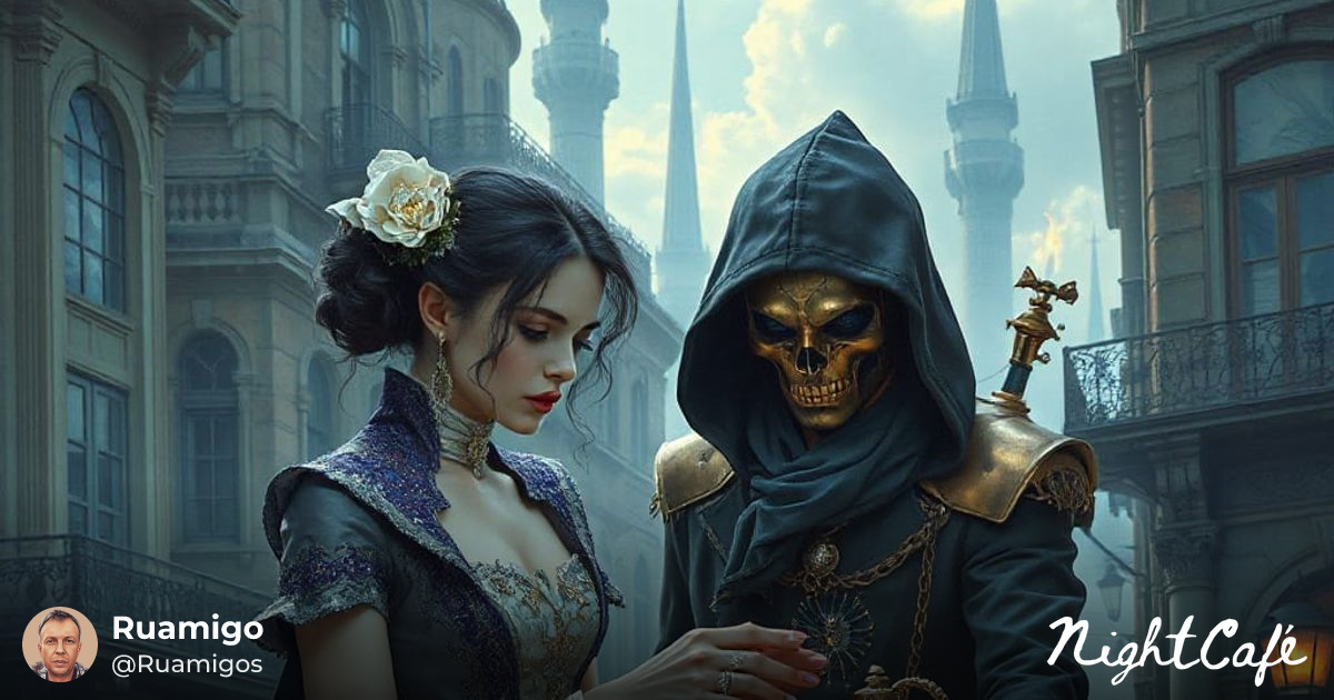 Magic age # 303 - Steampunk Goddess Trades with Mysterious T...