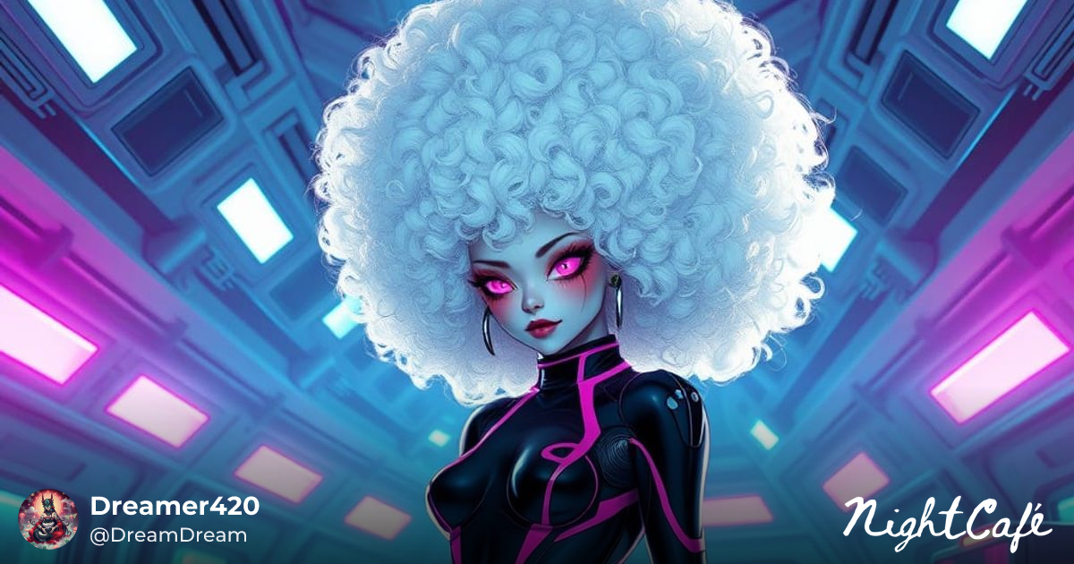 Isa - Anime Albino in Cyberpunk Prison