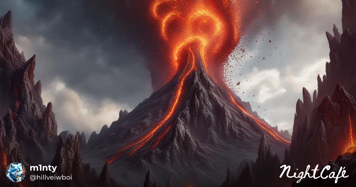 magnetic volcano - Fantastical Magnetic Volcano Concept Art ...