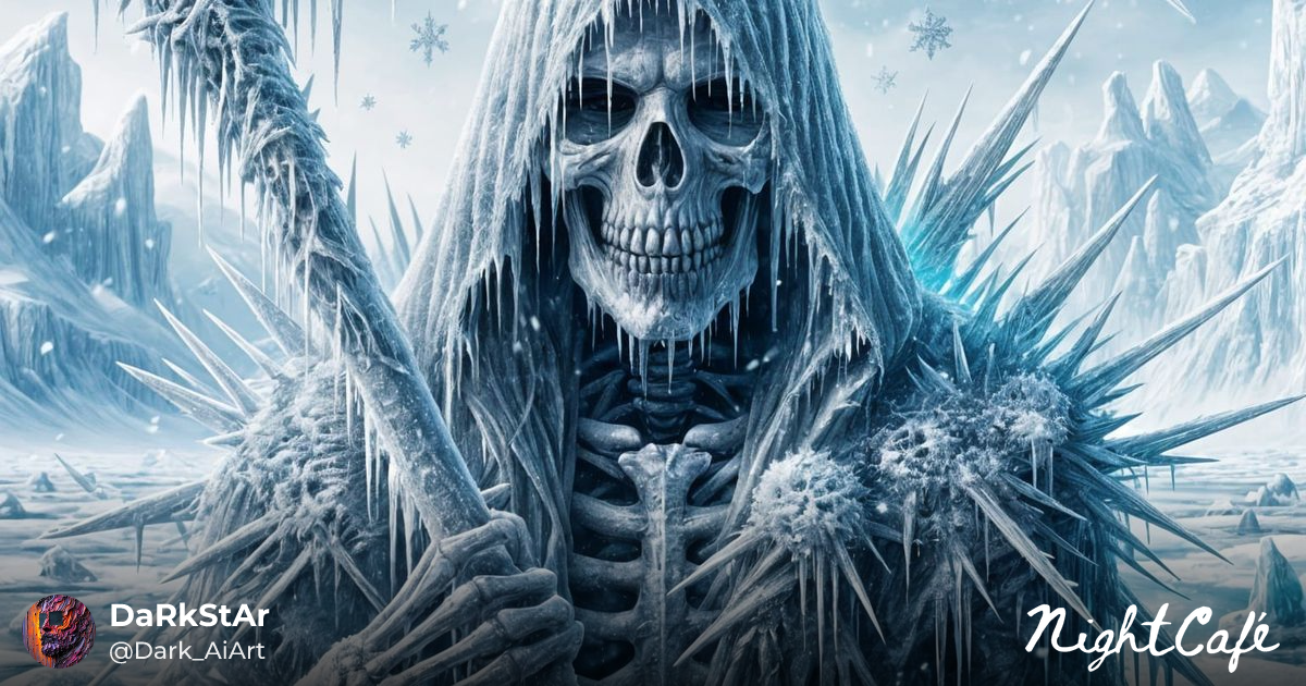Death Below Zero - The Grim Reaper in a Hyper-Realistic Wint...