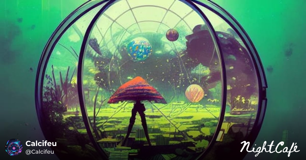 Green Spheric Terrarium - Intricate Spherical Terrarium: Po...