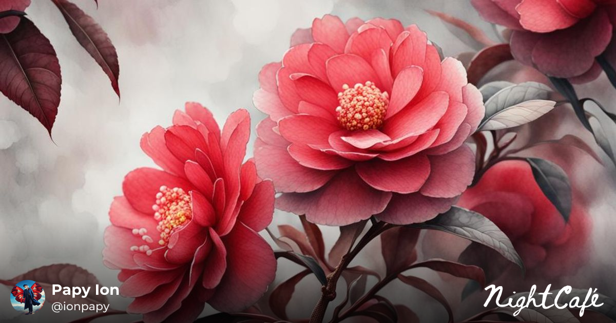 Middlemist Red Camellia