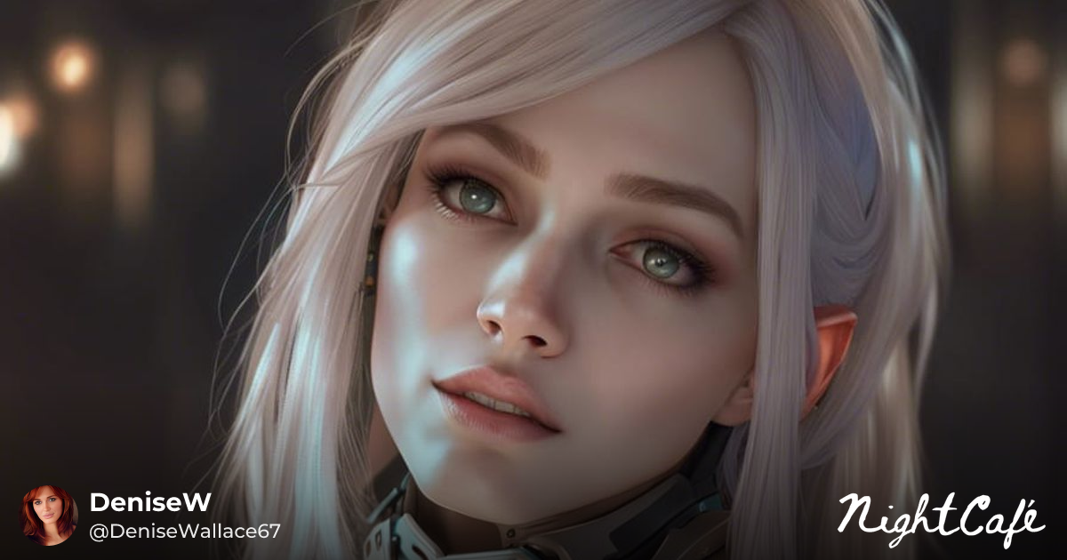 Cyborg Maid Robot Girl Portrait in Hyperrealistic ... - AI Art