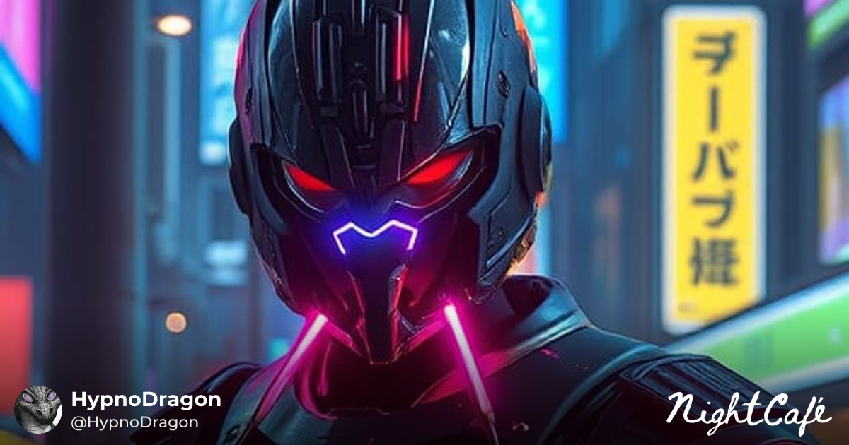 Police SWAT cyber officer - Cyberpunk Police Mech Cyberoffic...