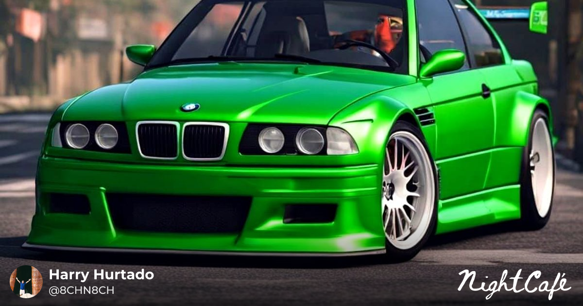 Hyperrealistic BMW M3 Nurburgring Racer Concept Ar... - AI Art