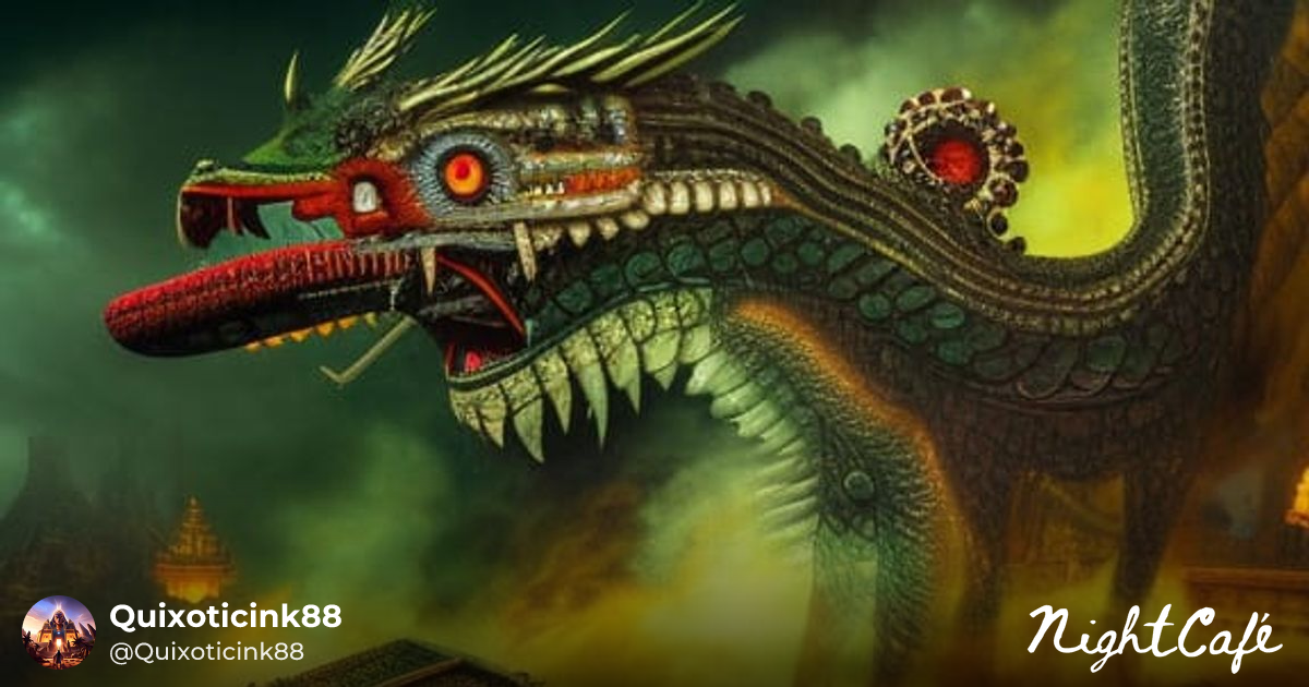 Nightmare wizards Aztec dragon - Nightmare wizards Aztec dra...