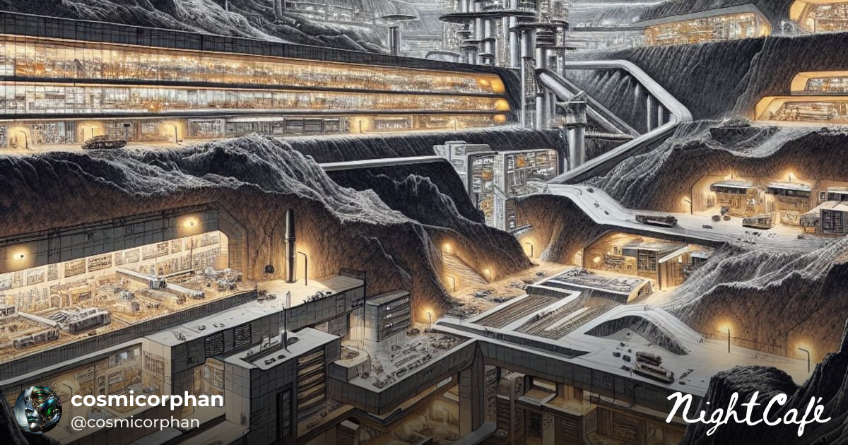 map of a Subterranean city - map of a Subterranean city