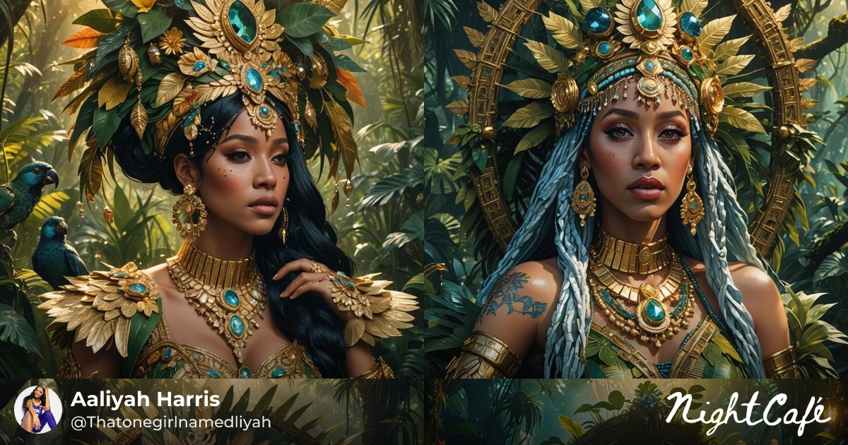 cardi b - Detailed Matte Painting of Cardi B in Fan...
