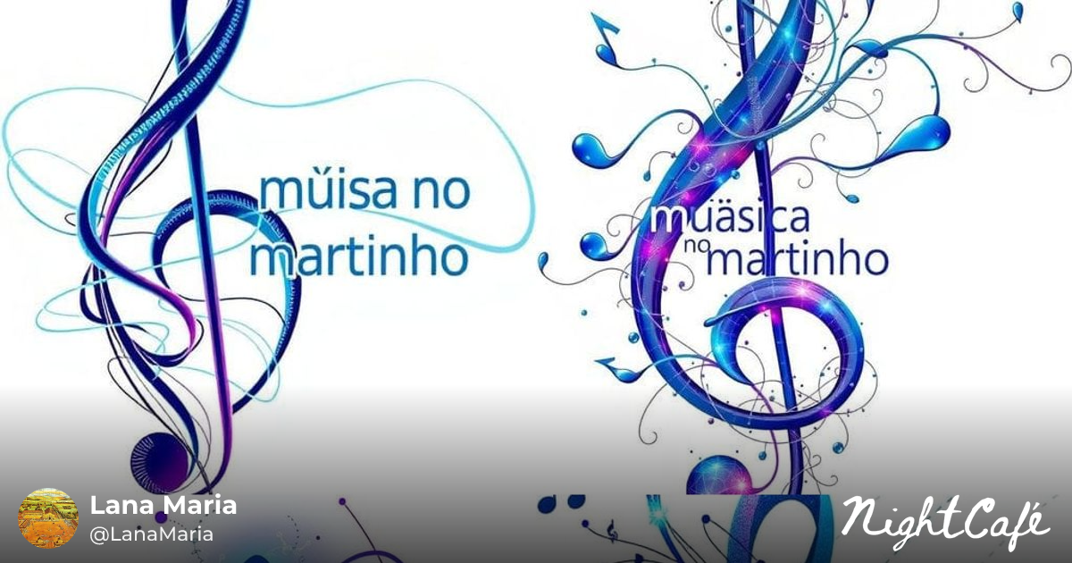 A stylized treble clef logo composed of swirling musical notes ...