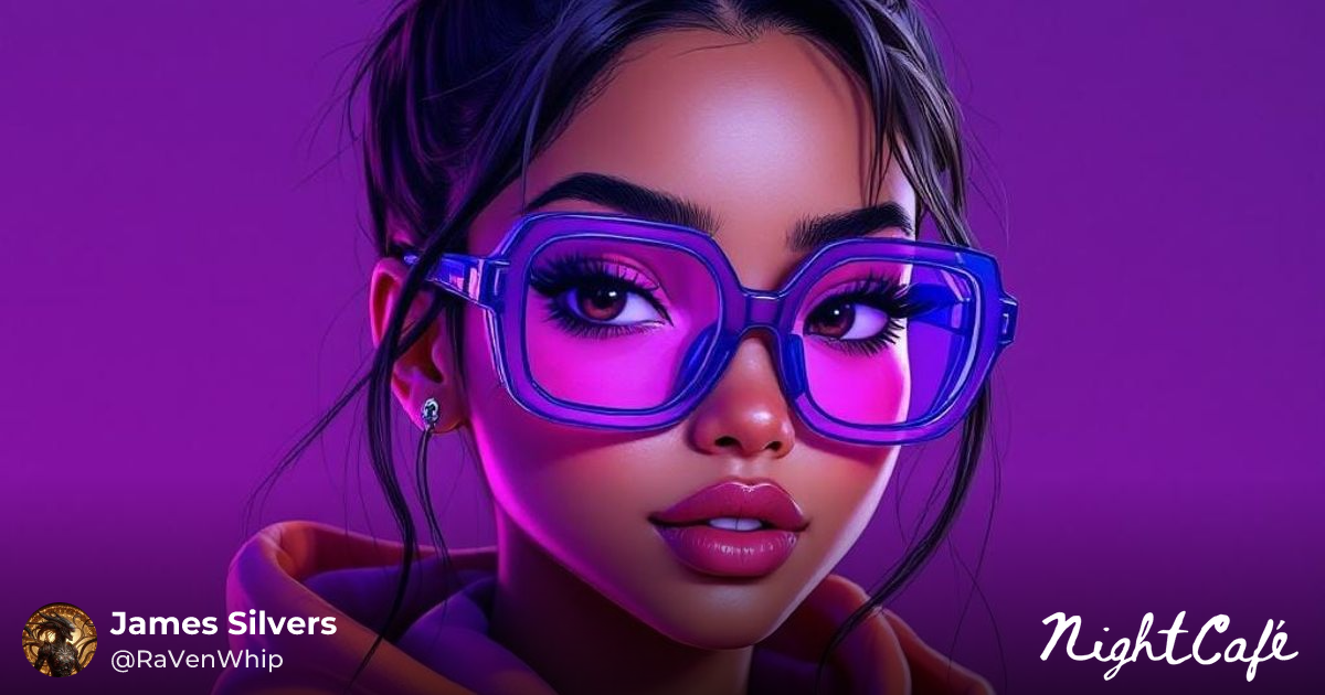 Confident Latina Woman in Bratz x Chibi Style - AI Art