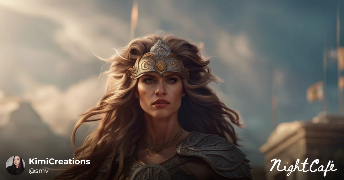 The Goddess Warrior - Greek Goddess Warrior: Detailed Matte ...