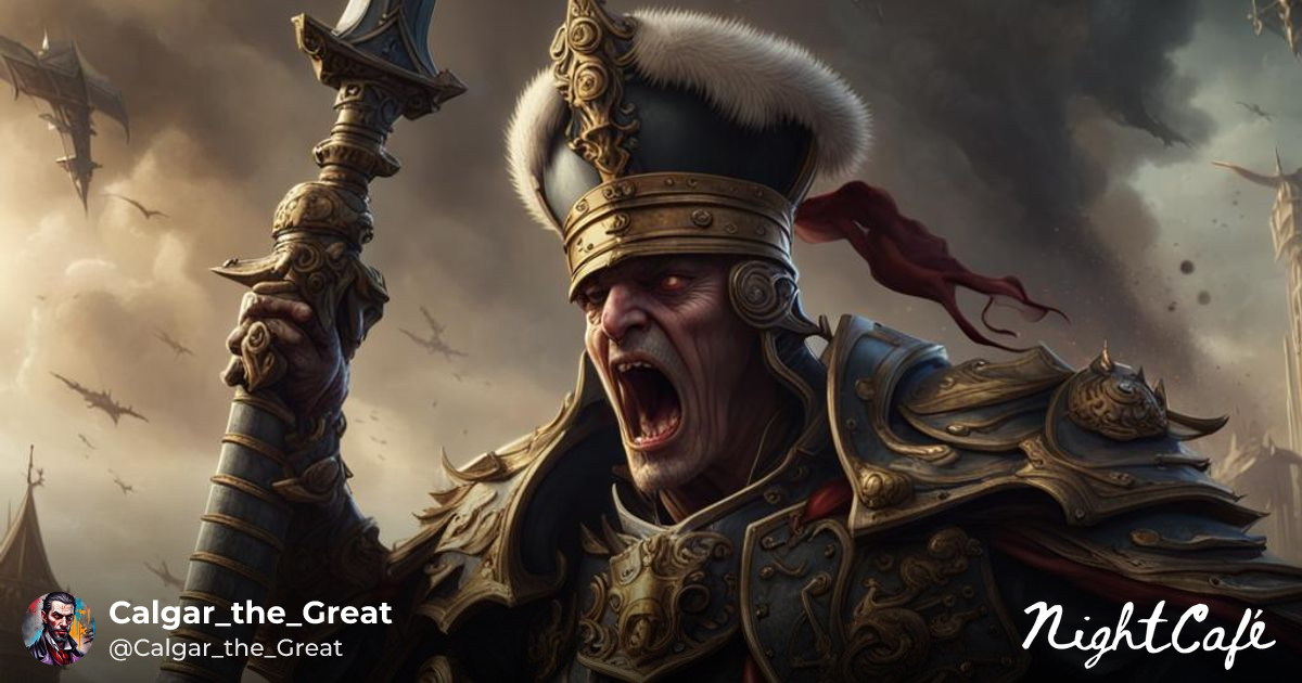 Empire Captain warhammer fantasy - Empire Captain Screaming...