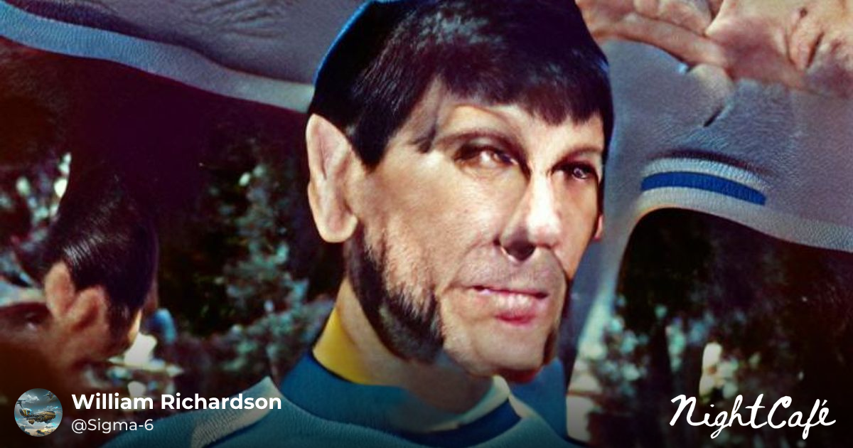Leonard Nimoy as Spock - Leonard Nimoy as Spock Portrait