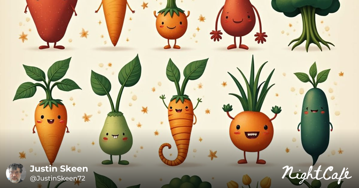 A zodiac of vegetable symbols - Zodiac Signs as Whimsical Ve...