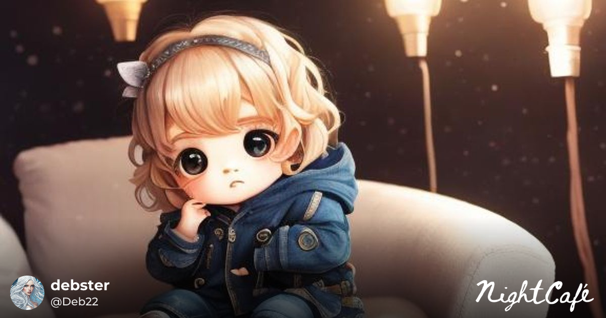 Chibi Potato with Sneakers in Living Room - AI Art