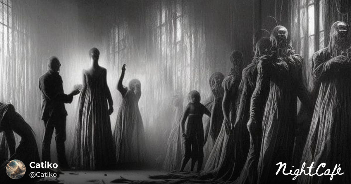 figures - Creepy Animatronics in Gothic Horror Style