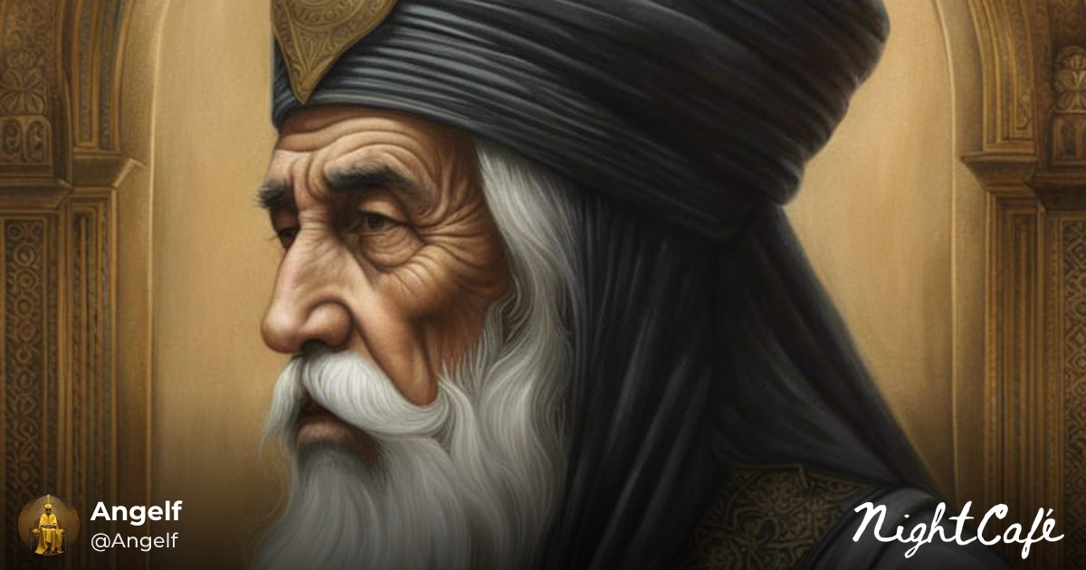 Portrait Islamic man