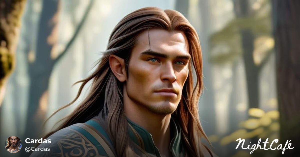 Gail Algoran, teenager - Athletic Ranger Walking in Ancient...