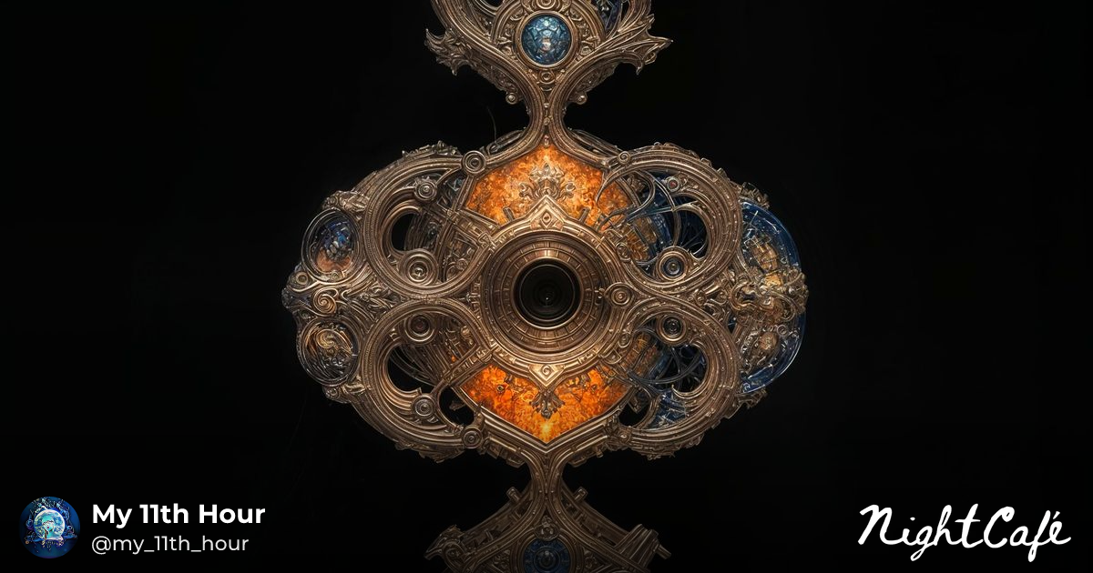 Ethereal Concept Art Portrait in Triadic Colors - AI Art