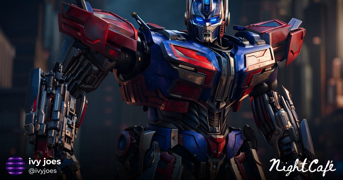 Optimus Prime - Optimus Prime Portrait in Detailed Matte Pai...