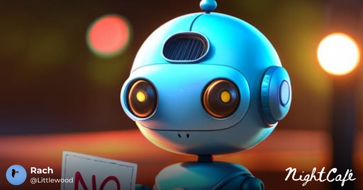 Toddler - Adorable Robot Chibi Machine in Street Scene