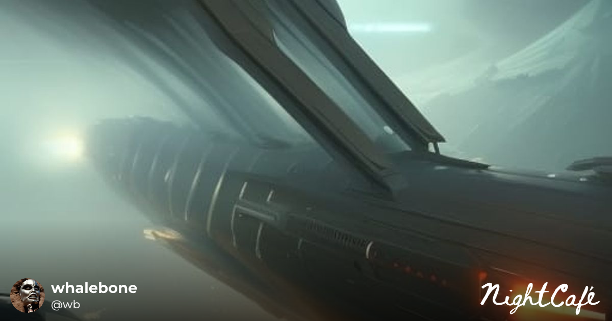 Maglev Spaceship Concept Art in 8K Resolution - AI Art