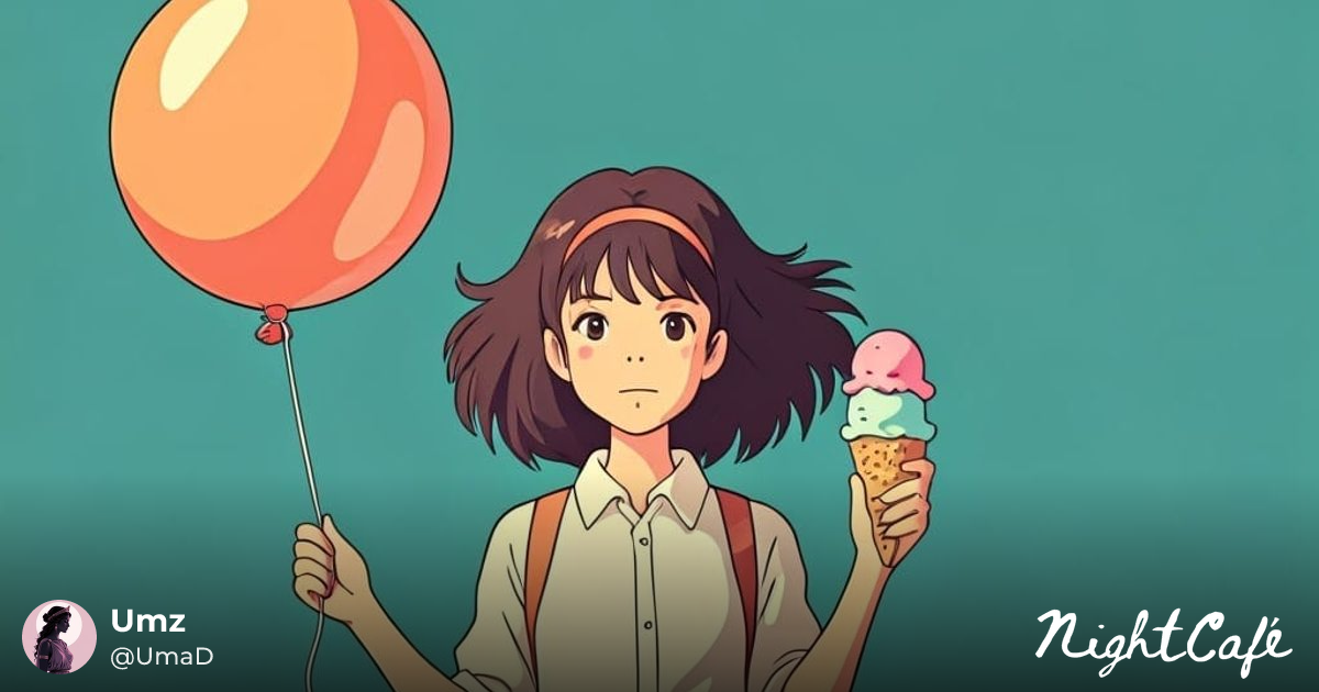 Studio Ghibli style art.