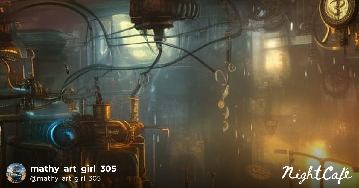 Night at the Lab - Chaotic Steampunk Laboratory with Lightni...