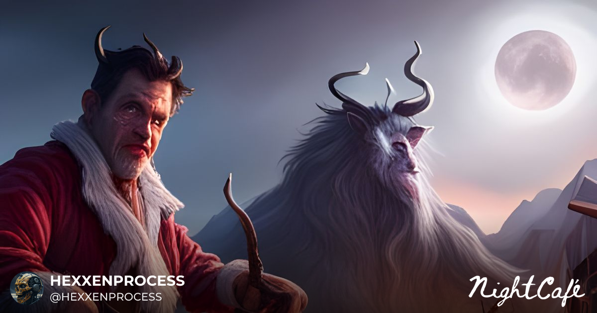 Ash Williams and Krampus eat deers - Ash Williams and Krampu...