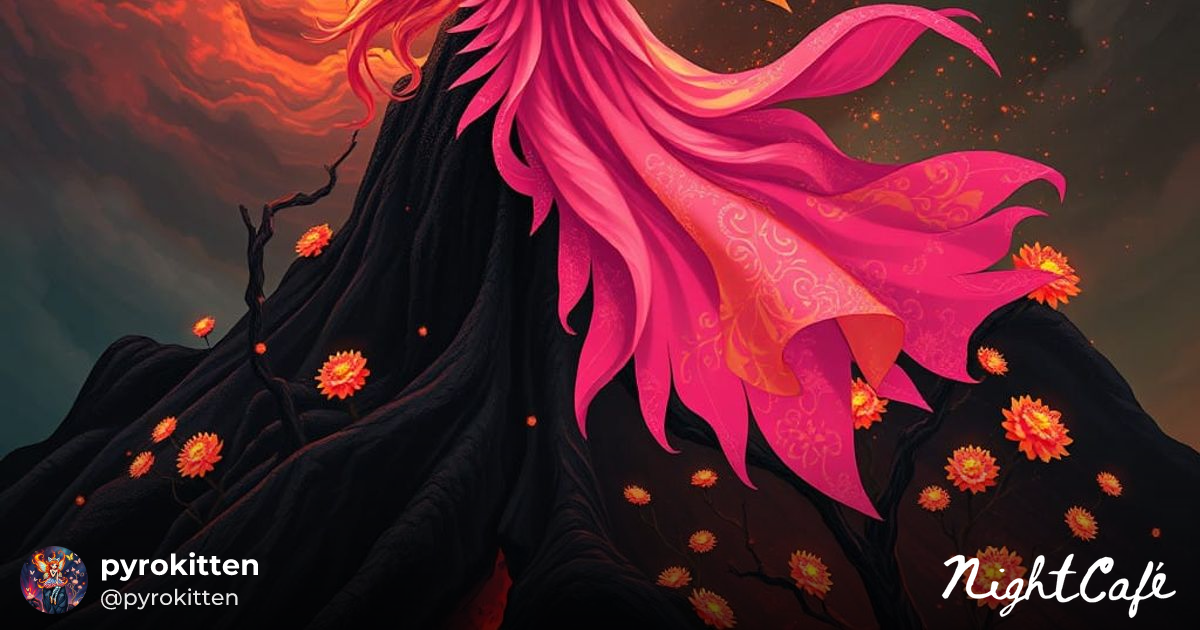 the queen of the fire fairies - Fiery Fairy Princess Silhoue...