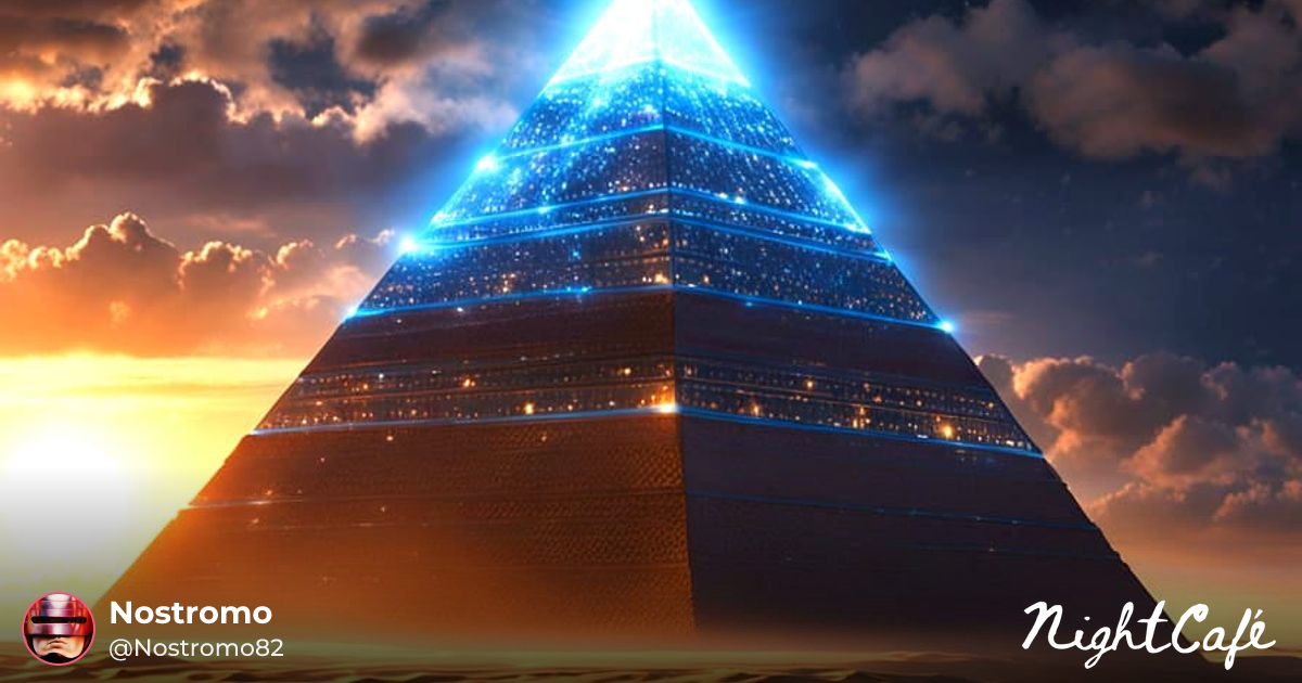 Celestial Beacon - Futuristic Pyramid Power Plant in Sci-Fi ...