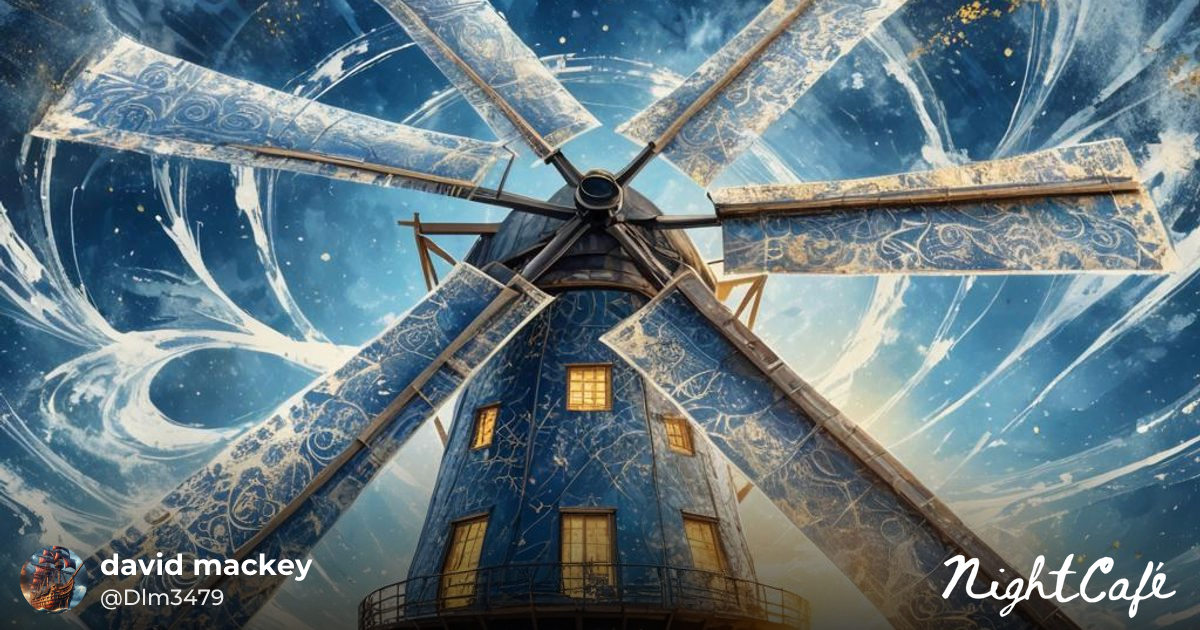 Epic Windmill Panemone - Cosmic Windmill with Babylonian Sa...