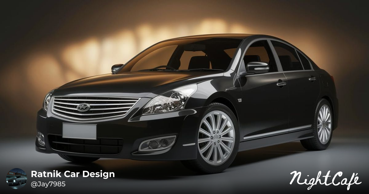 Ebisu Celaria III - Japanese Luxury Sedan in Studio Lighting