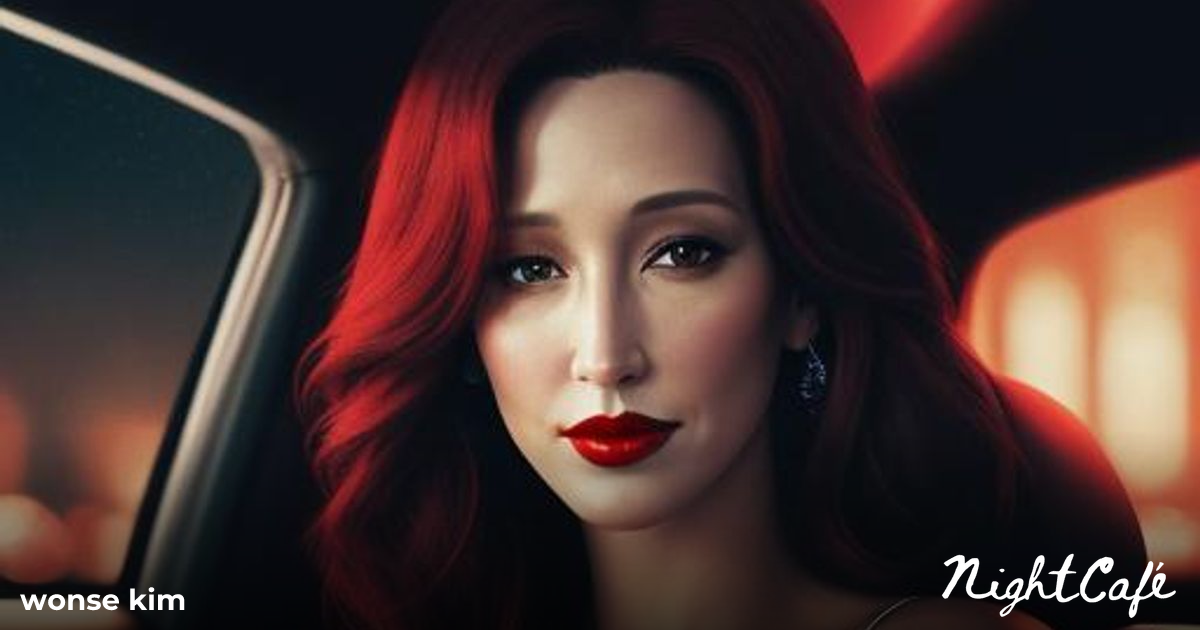 jennifar beals - Jennifer Beals Portrait in Luxurious Red Ca...