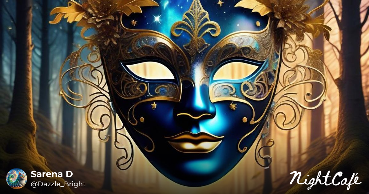 Cosmic Masquerade Mask - Cosmic Masquerade Mask