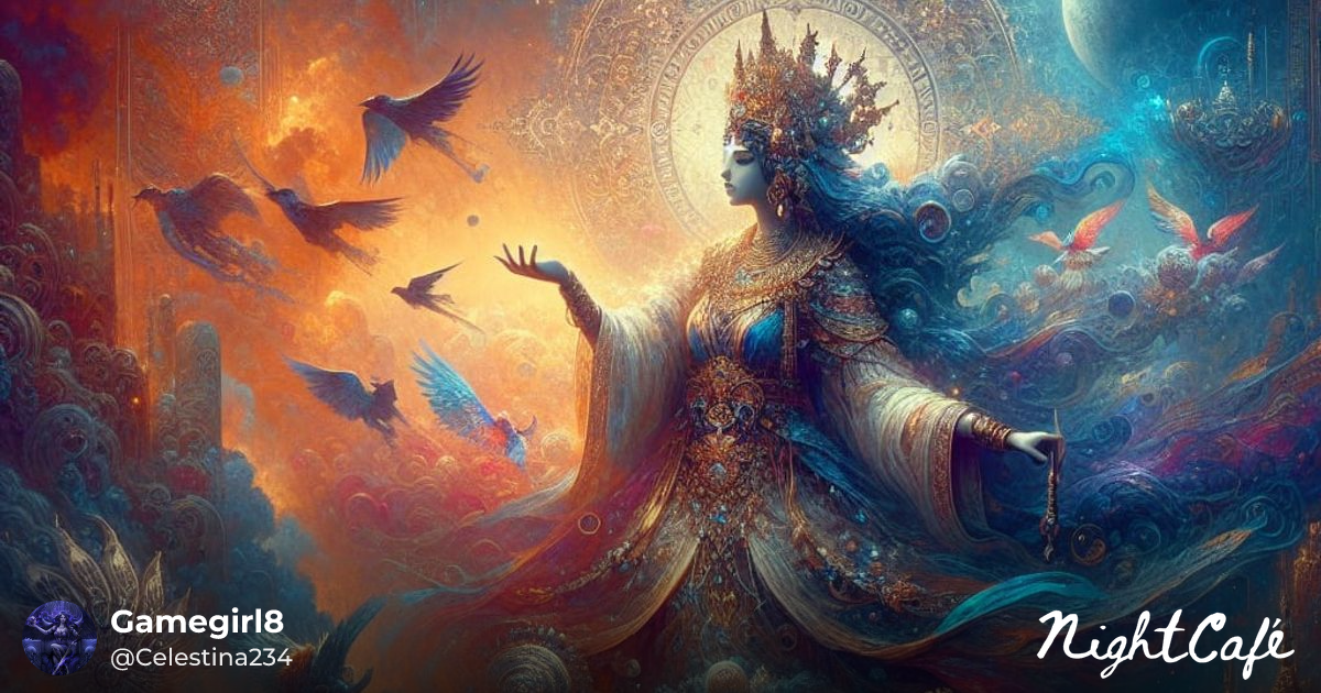 Alilat: Arabian Goddess of War and Peace in Fantas... - AI Art