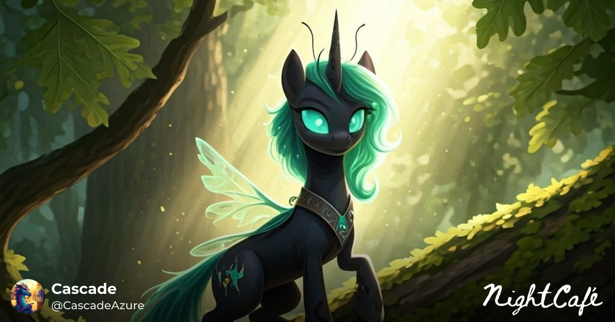 Changeling - My Little Pony Changeling in Sunlight, Digital ...