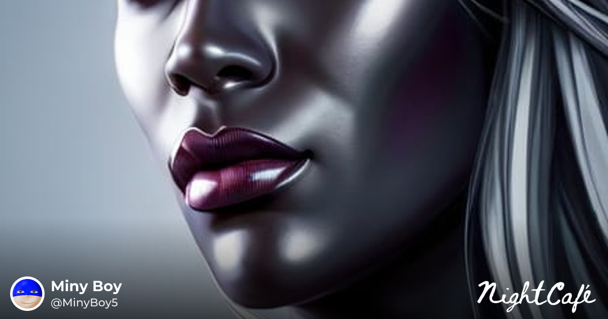 Drow Face Supremacy Midnight - Gothic Dark Elf Goddess Digit...