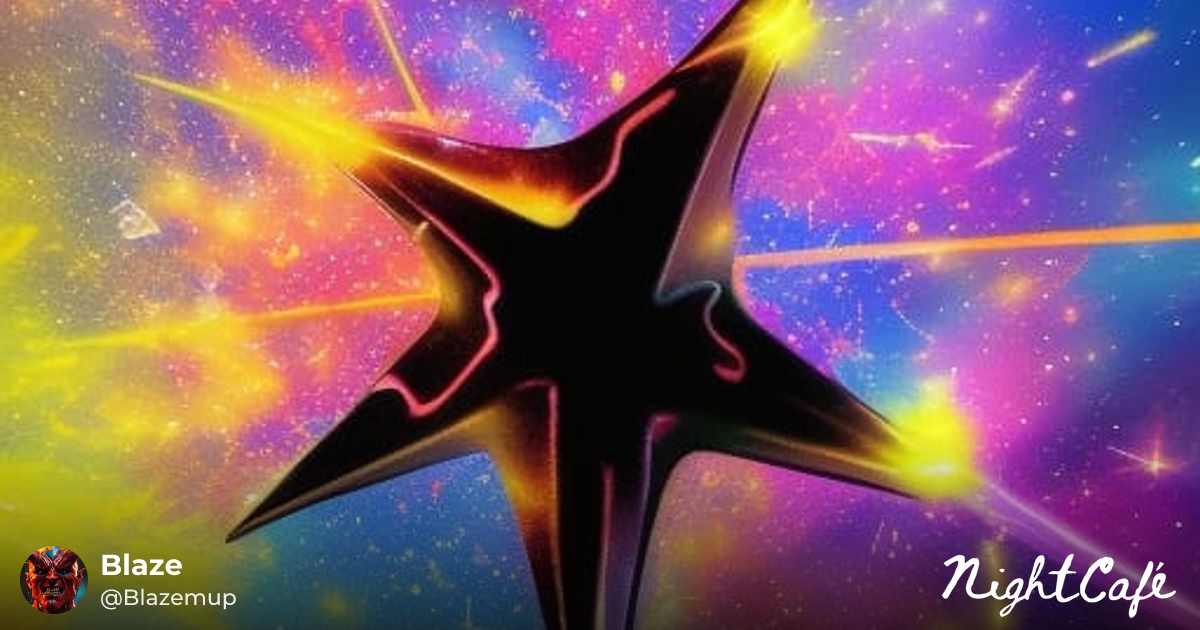 Imploding star - Hyperrealistic Imploding Star Concept Art