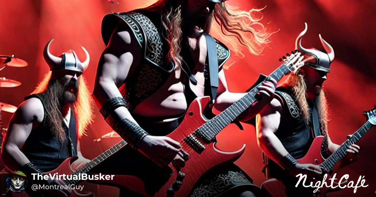 A Viking heavy metal band, - Viking Heavy Metal Band Live on...