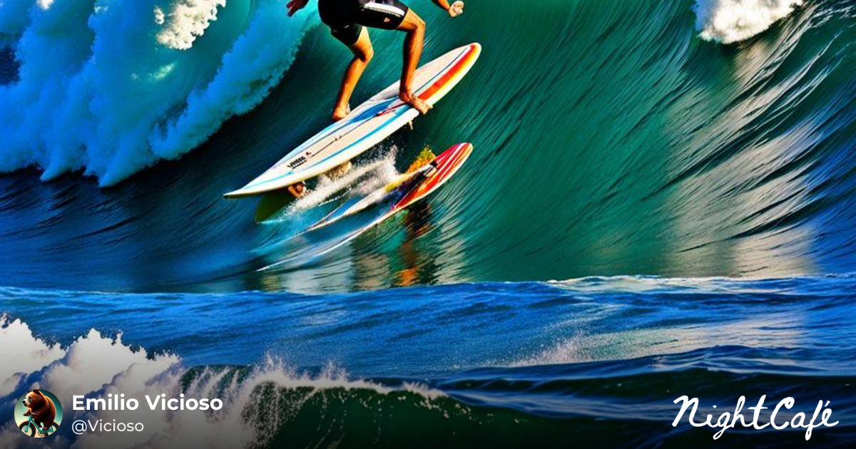 Surfing USA - Surfing Big Waves: A Masterwork in 8K